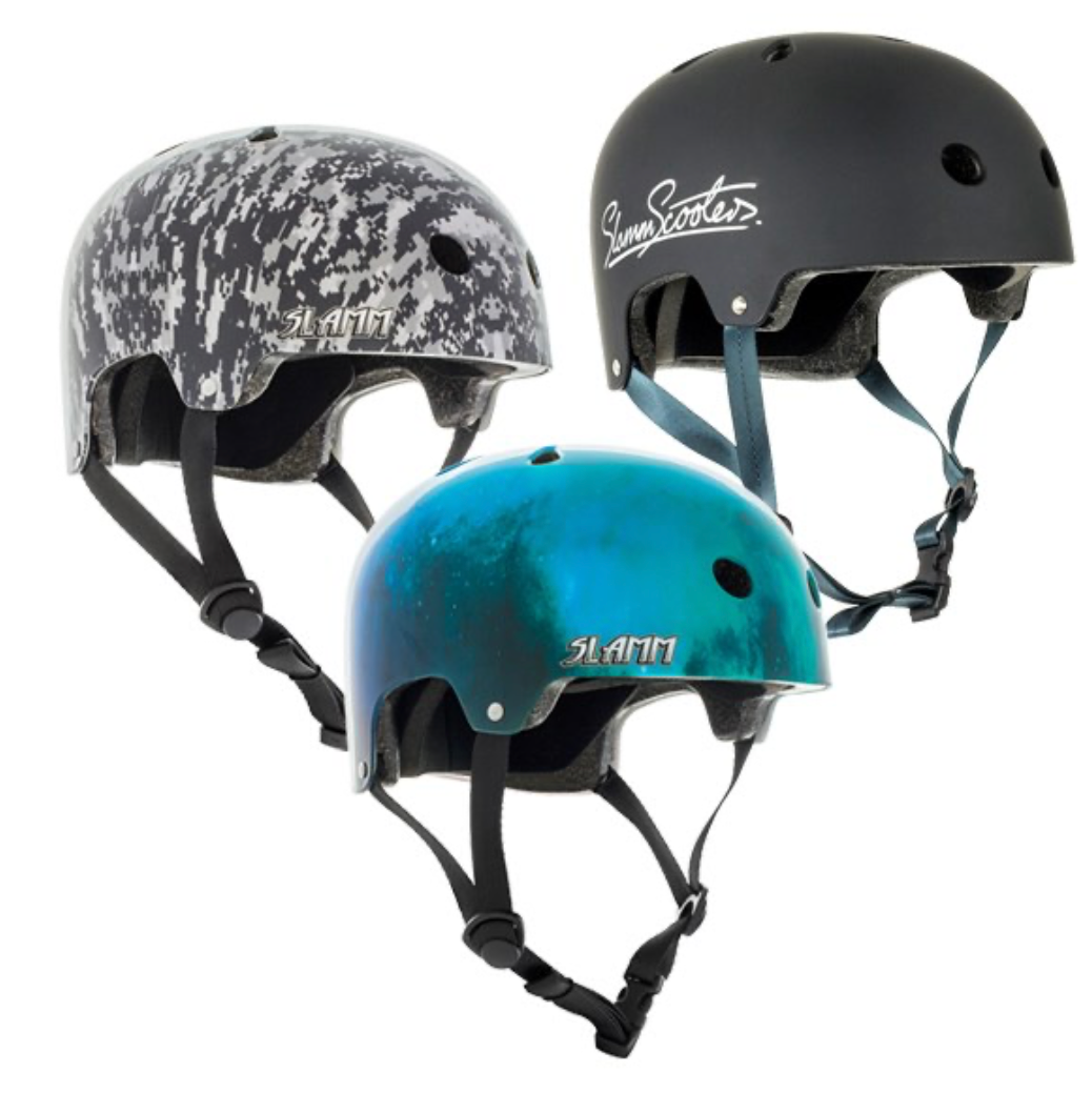 SLAMM LOGO HELMET - NEBULA BLUE